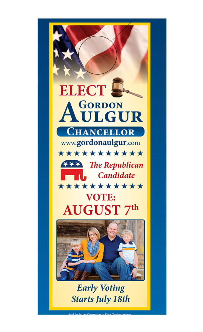 Political Door Hanger Samples