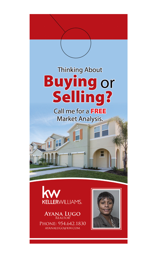 Real Estate Door Hanger Samples