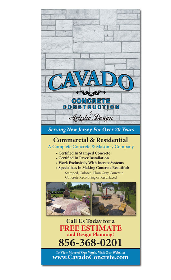 Concrete and Paving Door Hanger Samples - 3000 Doorhangers