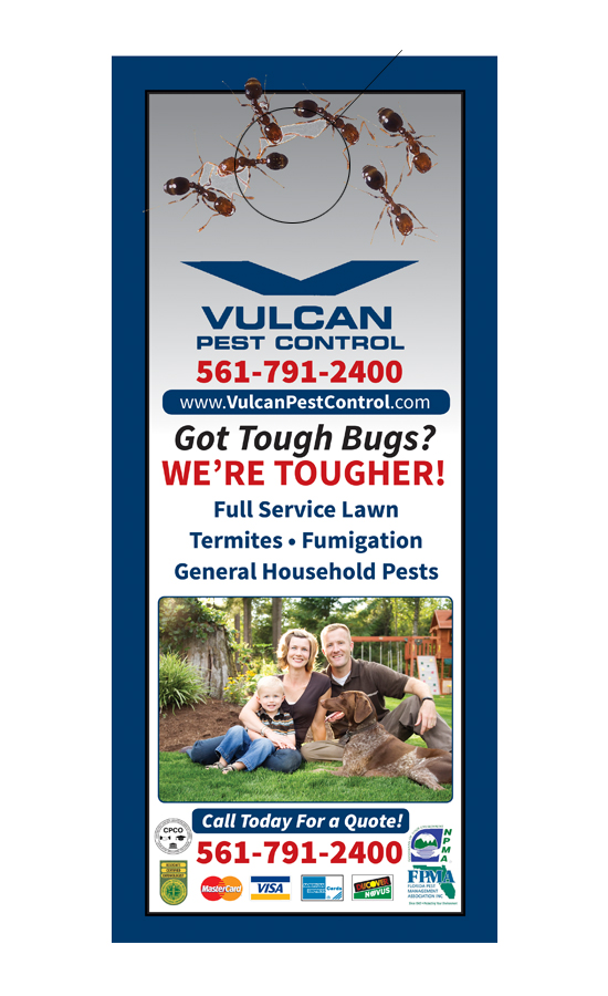 Pest Control Door Hanger Samples - 3000 Doorhangers